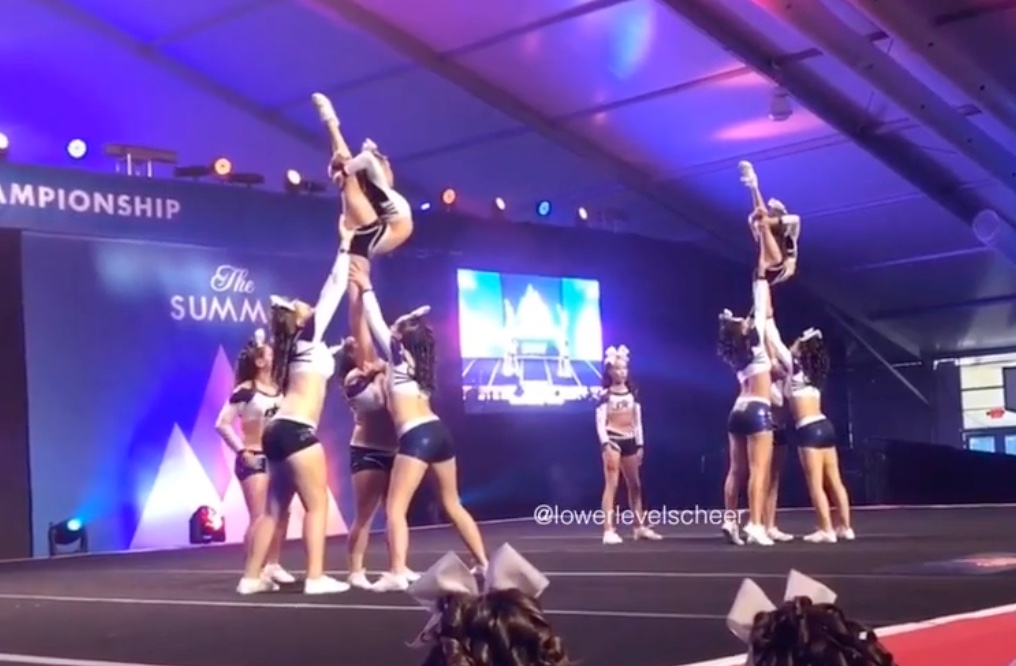 Wait for it... the flexibility is INSANE 😳 @cheerfactoryallstars ...