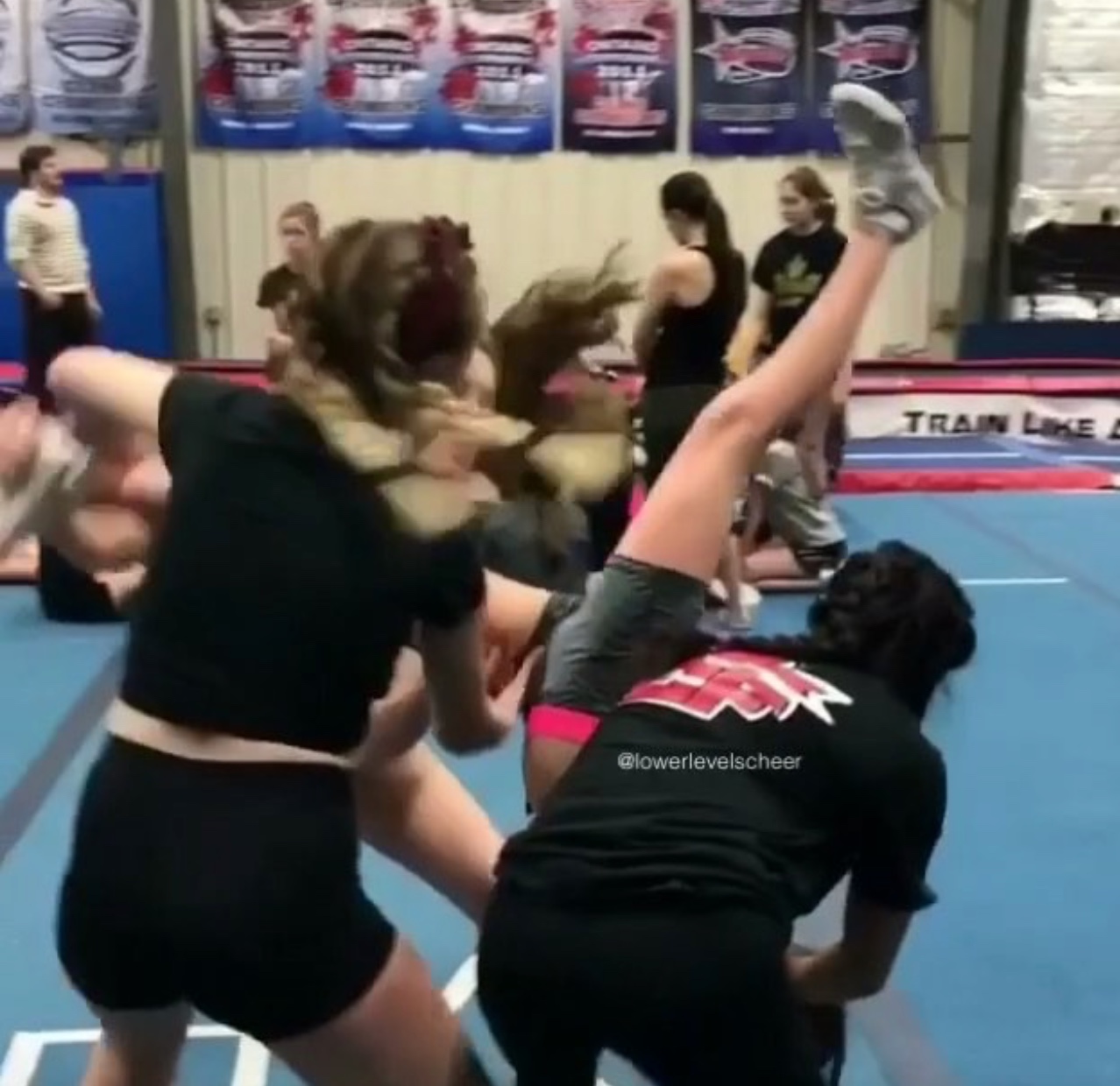 Level 2 stunt ️ - LowerLevelsCheer